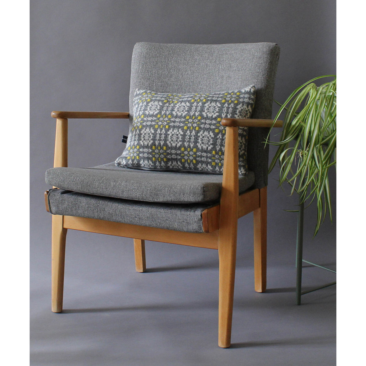 Welsh Check Cushion – Atelier Beside the Sea