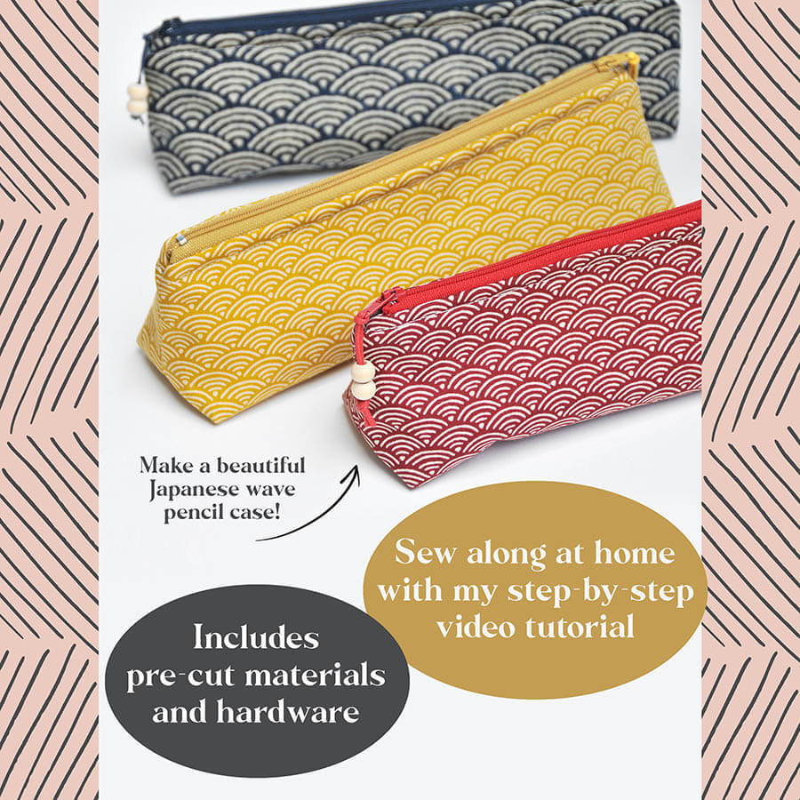 Making Kit - Sew Your Own Pencil Case – Atelier Beside the Sea
